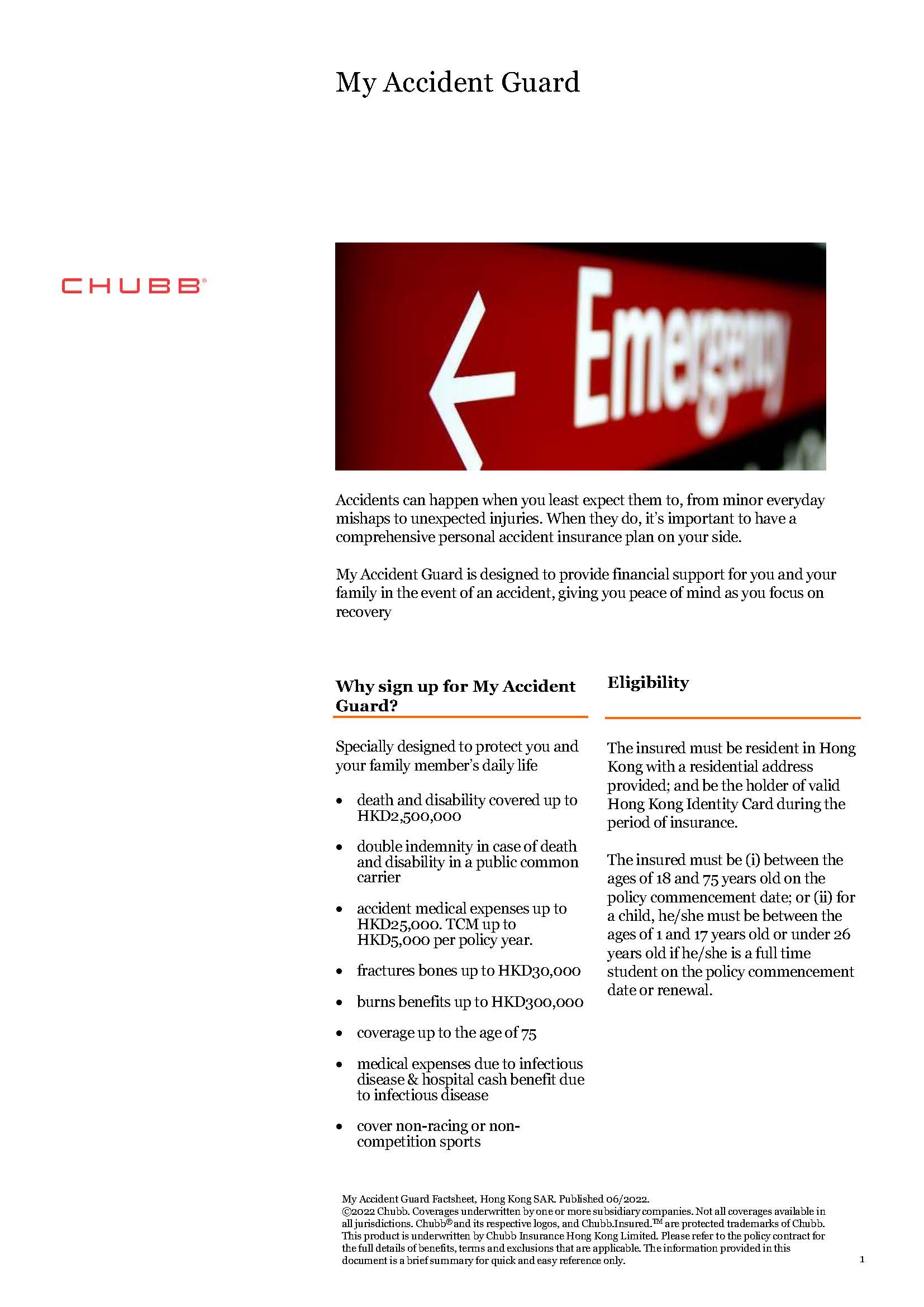 How well prepared are you for potential mishaps and accidents | Chubb