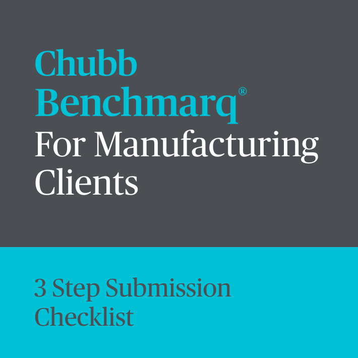 Chubb Benchmarq for Manufacturing Clients | Chubb