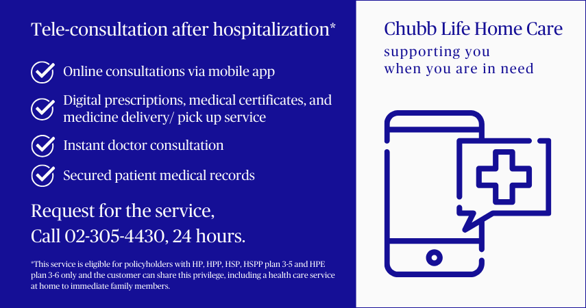 ‘Chubb Life Home Care’ - supporting you when you are in need