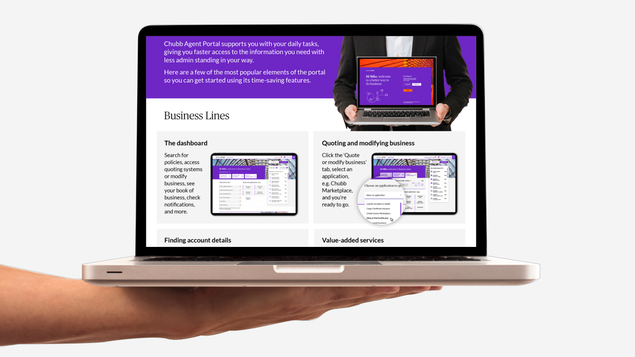 Agent and Broker Portal | Chubb