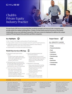 Mergers & Acquisitions Insurance | M&A Insurance | Chubb