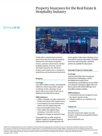 Commercial Property Insurance | Chubb